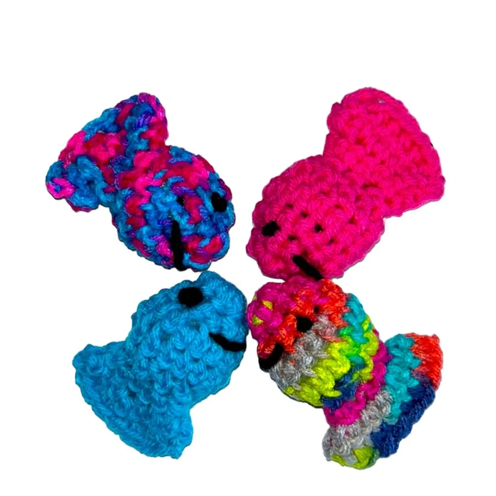 Hand Crafted | Cat | Hand Crafted Colorful Interactive Cat Toys Crochet ...